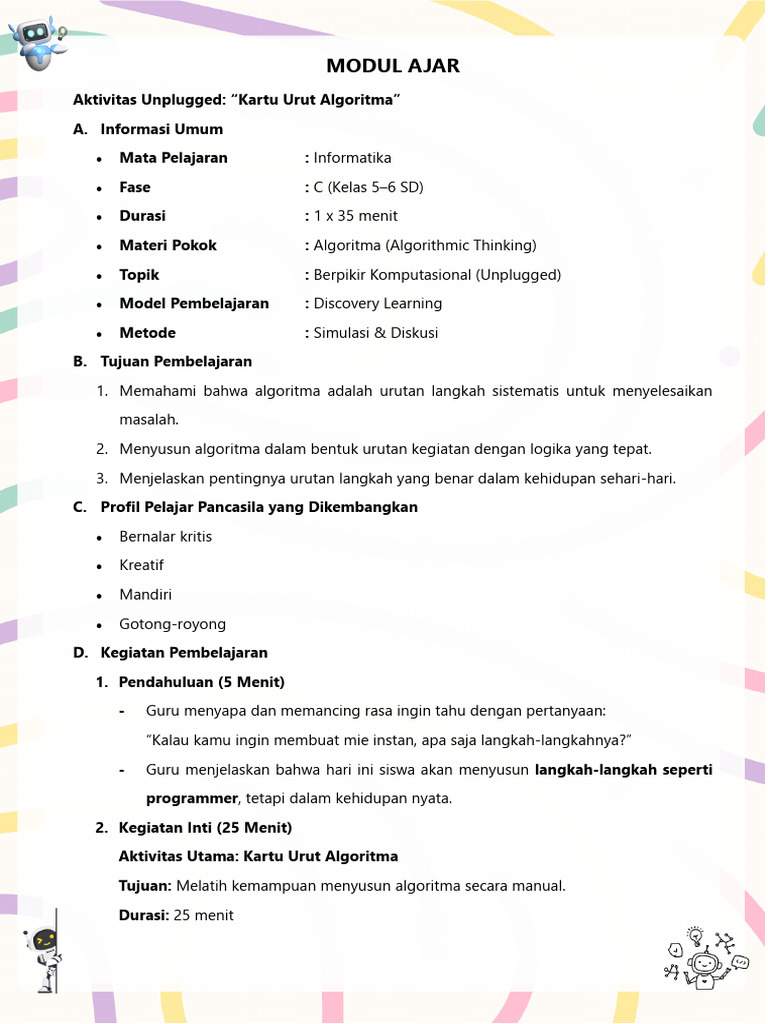 MA Aktivitas Unplugged | PDF