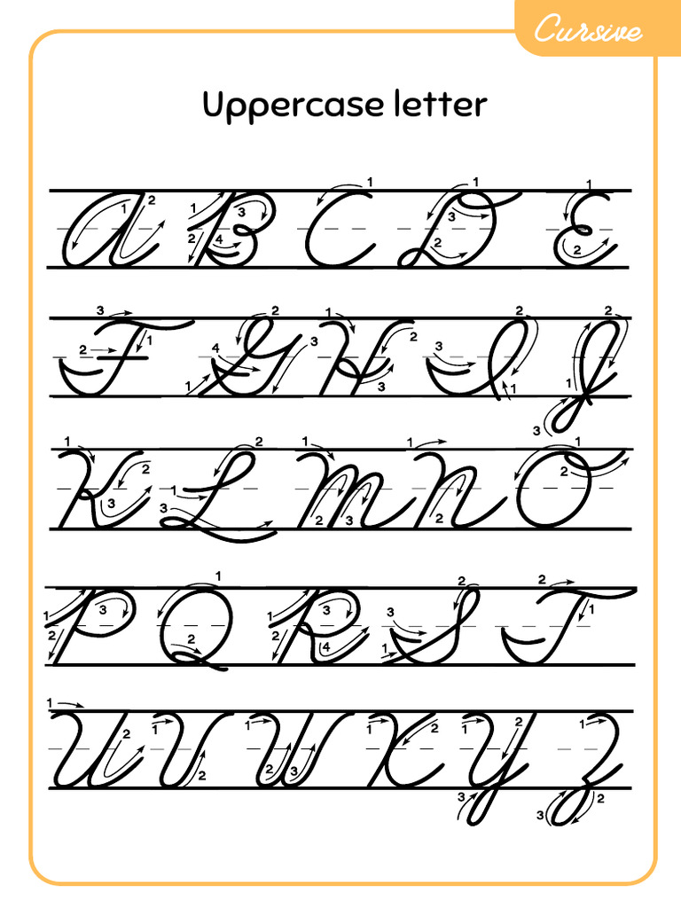 Copy of CURSIVE With Name | PDF | Letter Case