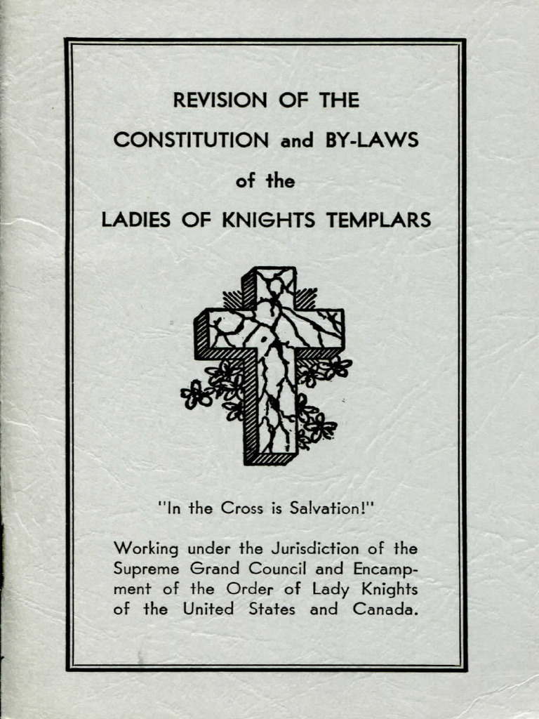 Revision of Ladies of Knights Templars | PDF | Thou
