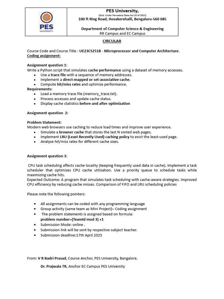 MPCA Coding Assignment Evaluation Parameters | PDF