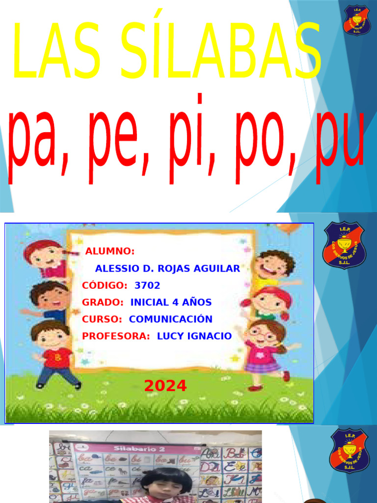 Las Silabas Pa,Pe,Pi,Po,Pu | PDF