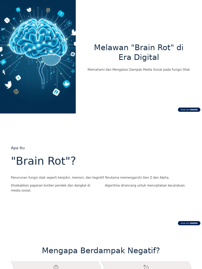 Atasi "Brain Rot" di Era Digital | PDF