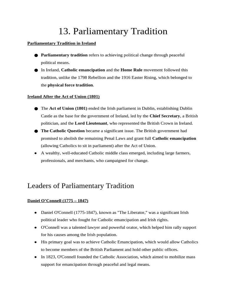 Understanding Parliamentary Tradition | PDF | United Kingdom Of Great ...