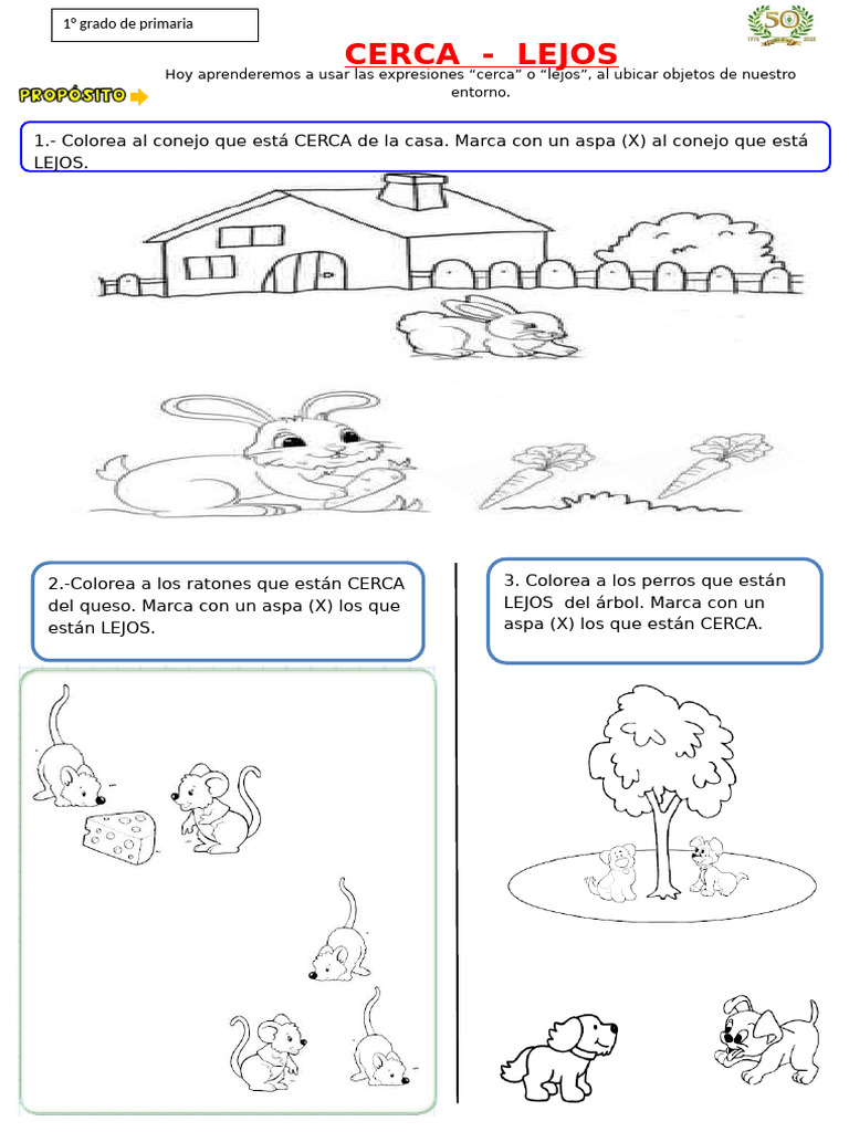 Ficha Cerca - Lejos | PDF