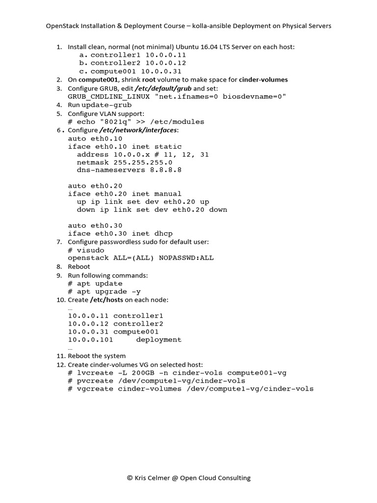 065 Installation Scripts Parameters Review-WCT-Original | PDF