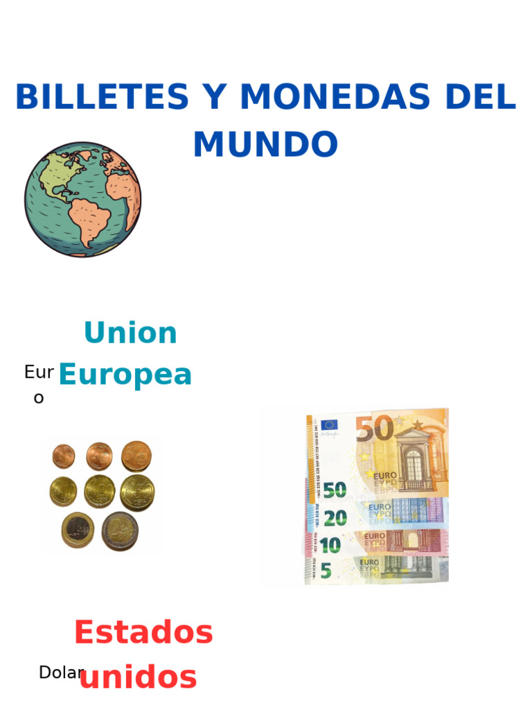Billetes Monedas Mundo | PDF