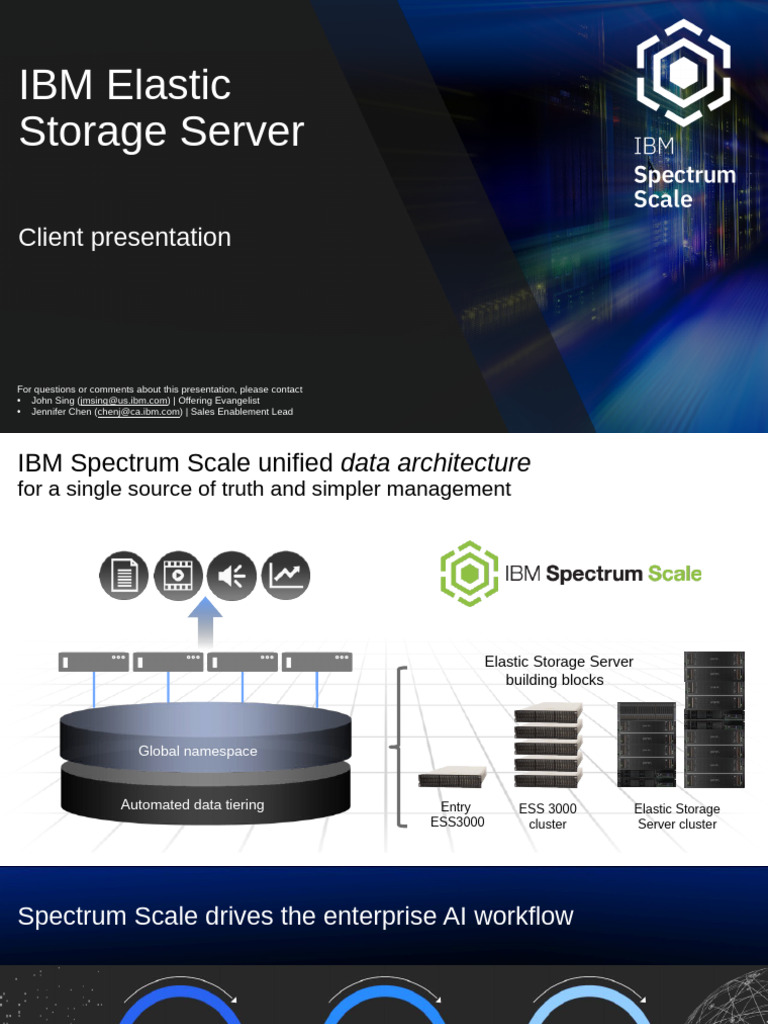 Elastic Storage Server ESS Client Presentation - 2020-May-20 | PDF ...