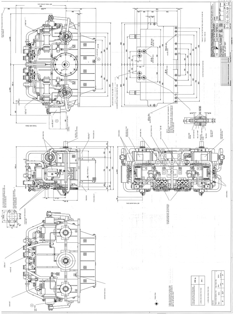 11.Reintjes DLG 1120 Marine Gearbox Installation Drawings | PDF