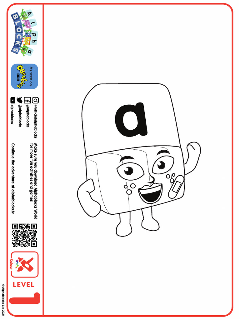 Alpha Blocks Coloring | PDF
