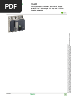 Product Data Sheet: Circuit Breaker Compact NS1250N, 50 Ka at 415 VAC, Micrologic 2.0 Trip Unit ...