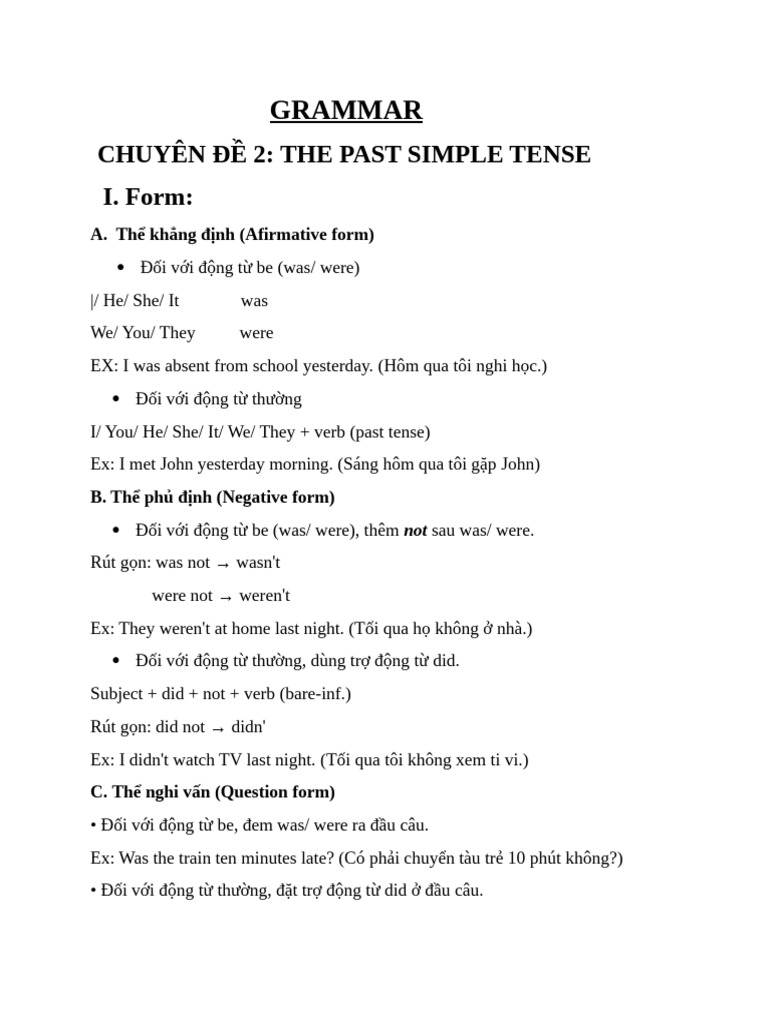 Grammar 2 | PDF