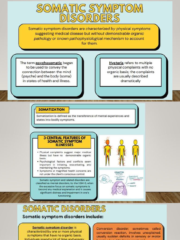 Somatic Disorders | PDF
