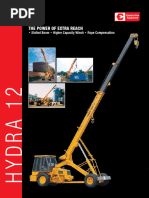 12 Ton Hydra Crane Specifications | PDF | Crane (Machine ...