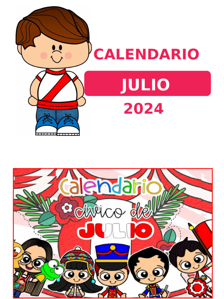 Calendario Julio Ini BM 2024 | PDF