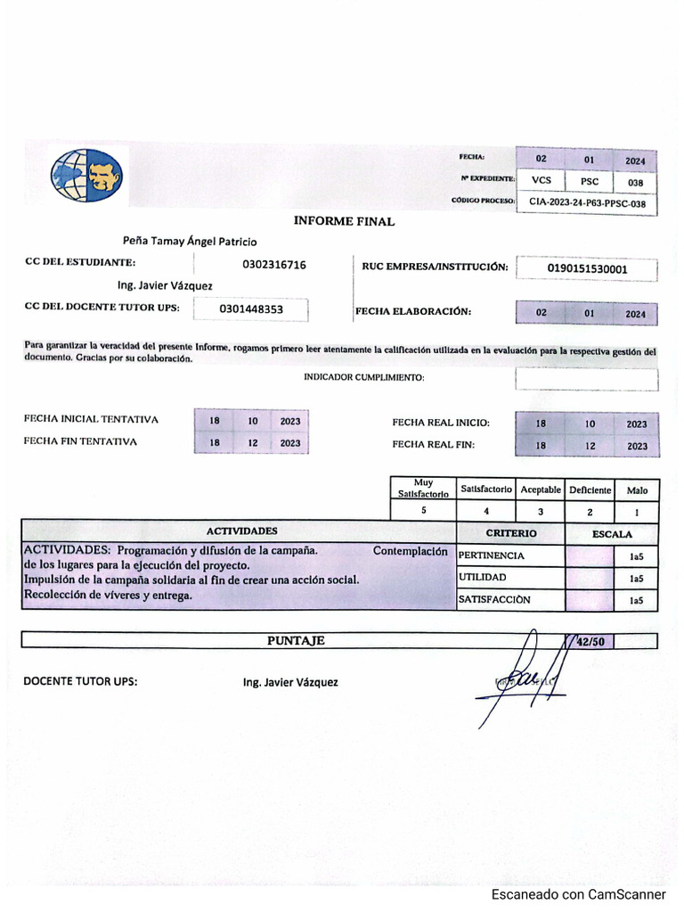 Informe Final.. | PDF