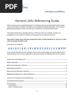 LJMU Harvard Referencing Guide | PDF | Ellipsis
