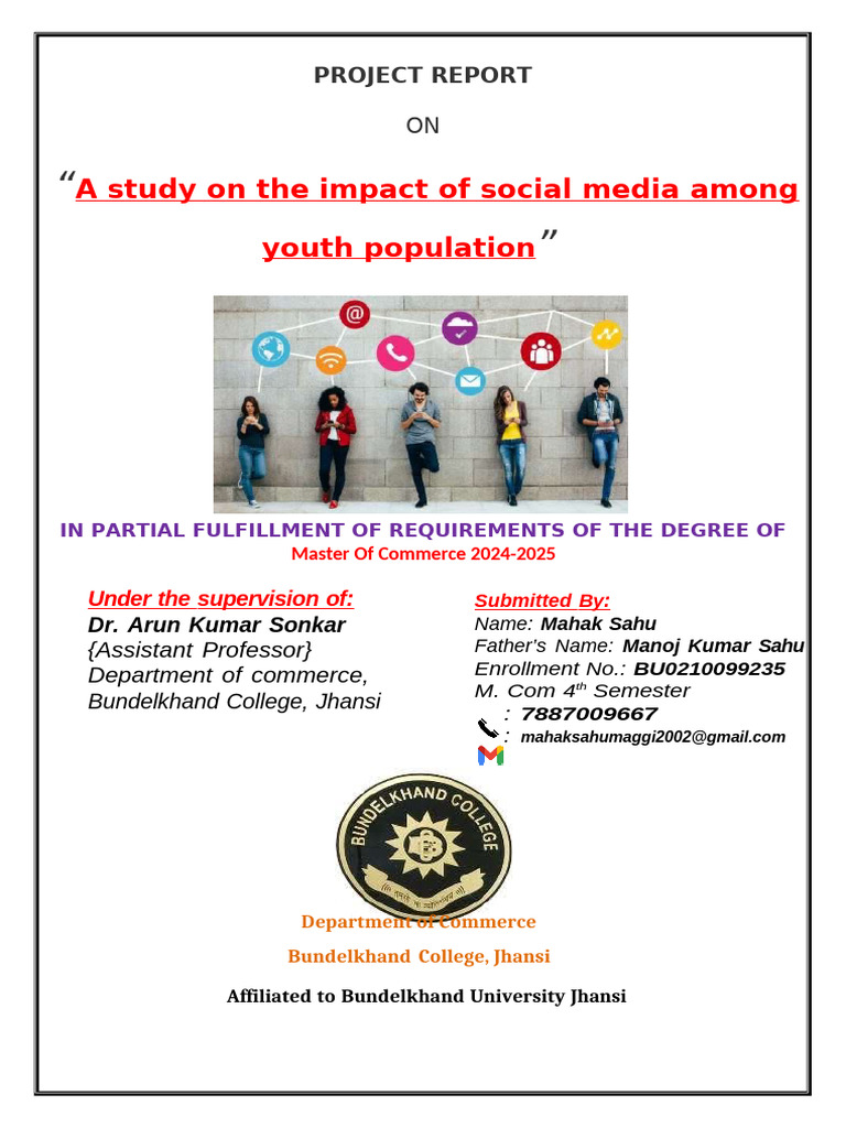 Impact of Social Media on Youth | PDF