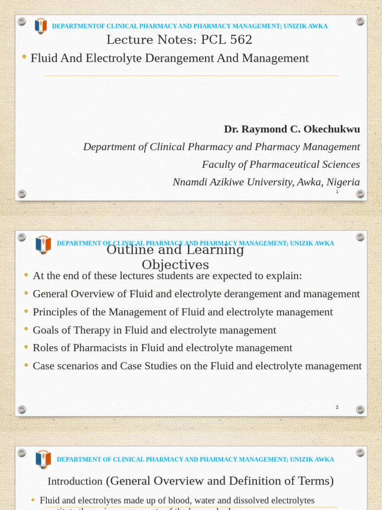 Aminophylline and Electrolyte Management | PDF | Ion | Medical Specialties
