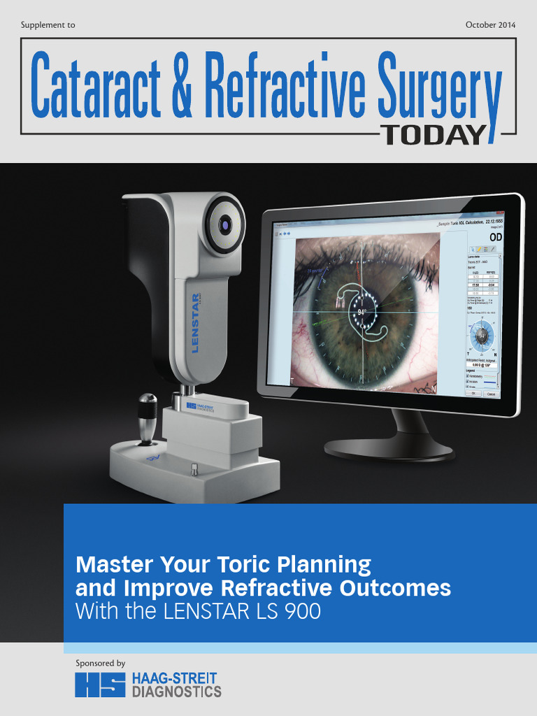 HS Lenstar 900 ST 7220460 Supplement CRST 2014 | PDF | Ophthalmology ...