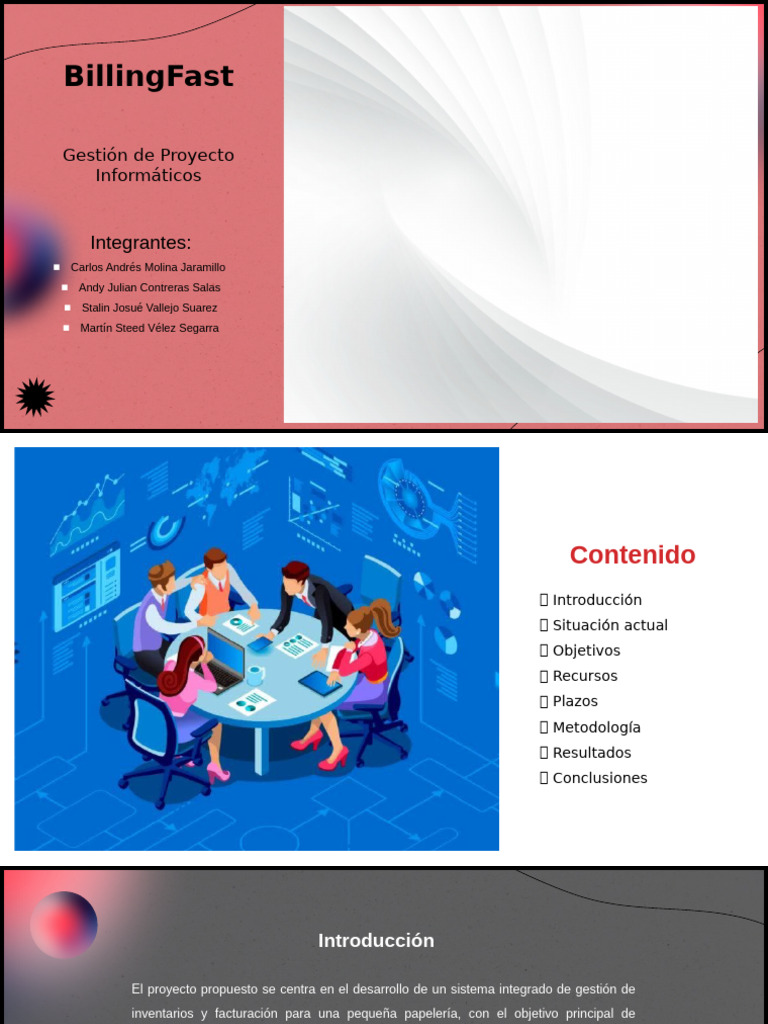 Grupo #3 - BillingFast | PDF | Scrum (desarrollo de software) | Informática