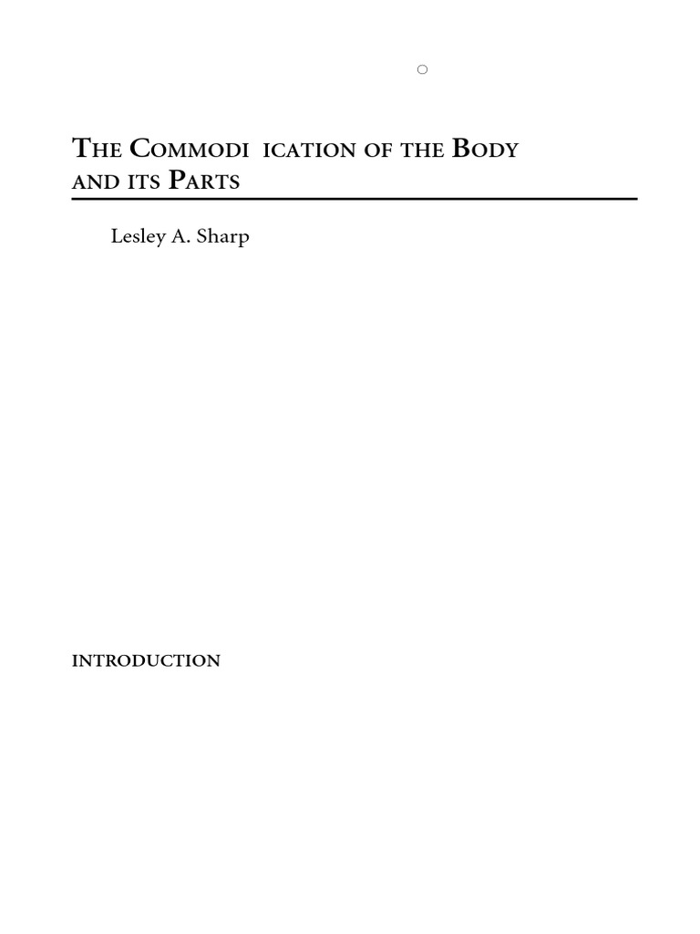Sharp Body Parts | PDF | Anthropology | Liberal Arts Education