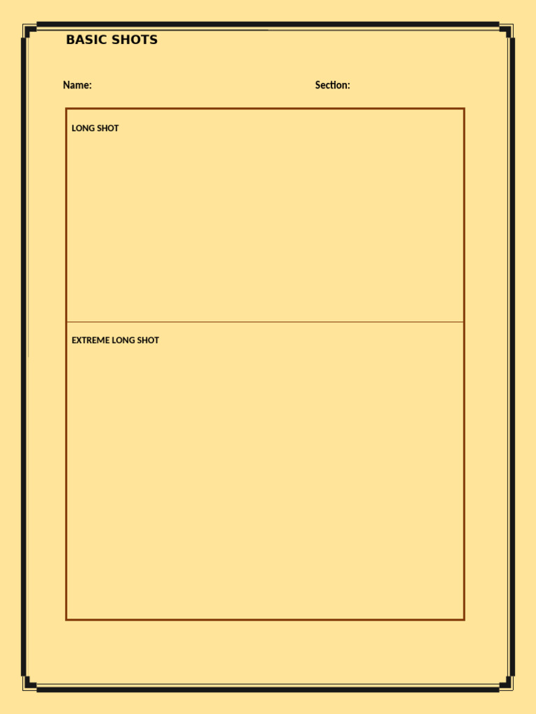 Essential Camera Shot Types Explained | PDF