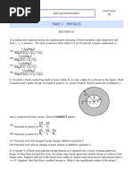 INPhO 2024 Questions&Solutions | PDF | Orbit | Gases