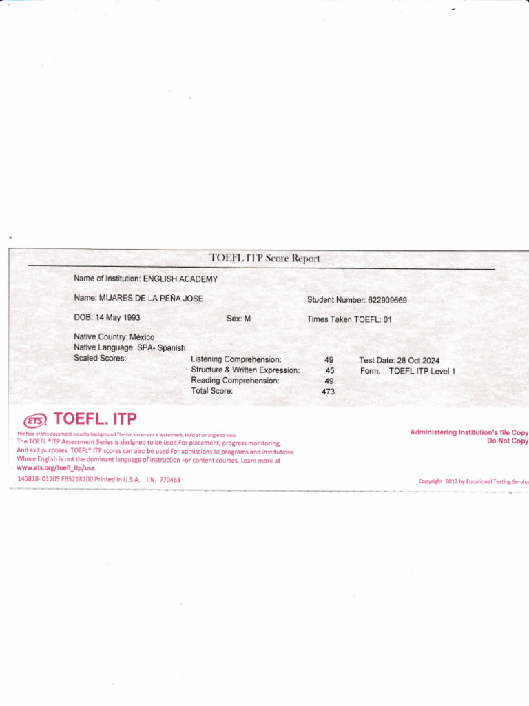 TOEFL_ITP | PDF