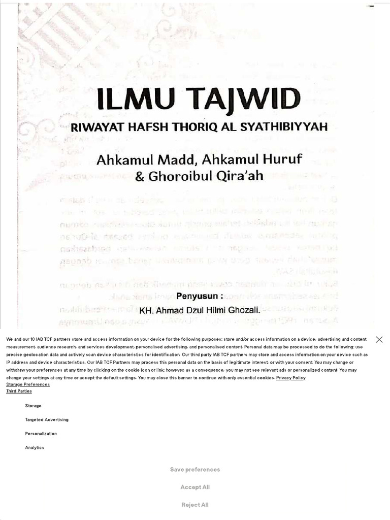 Tajwid Tilawati | PDF