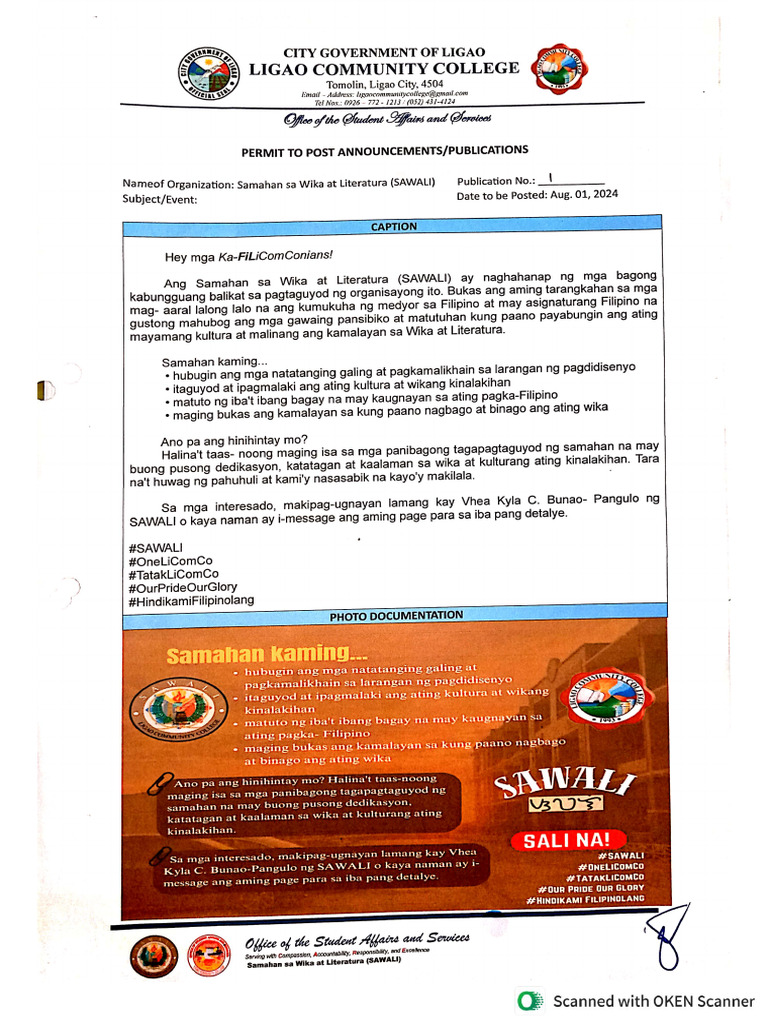 Permit To Post 1 8 | PDF