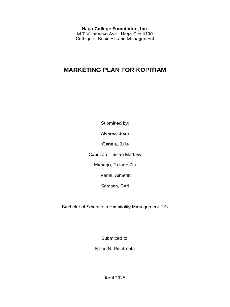 MARKETING PAPERS Manago's Final | PDF | Marketing | Brand