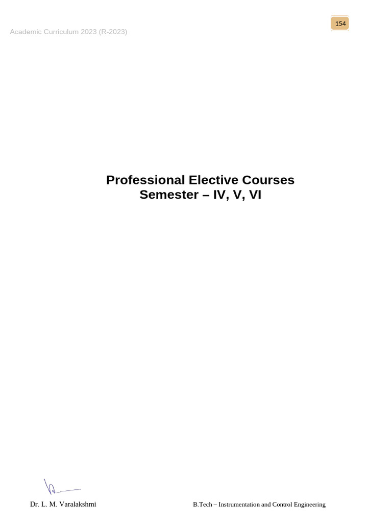 7 Professional Elective Courses R-2023 Corrected Version 2 | PDF | Discrete Fourier Transform ...