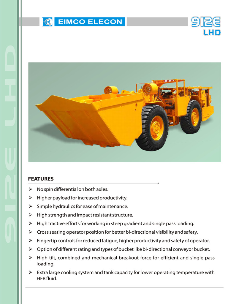Load Haul Dumpers - 912e | PDF