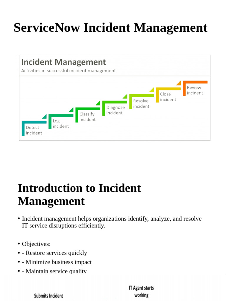 Incident Management | PDF | Service Level Agreement | Menu (Computing)