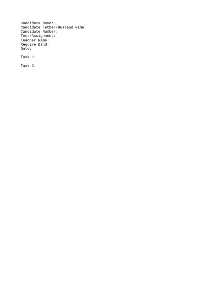 Attempt Your Writing Task | PDF