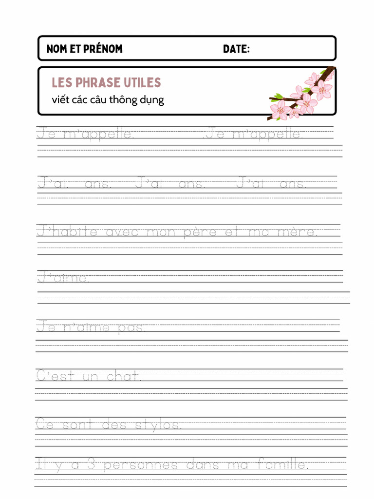Les Phrases Utiles | PDF