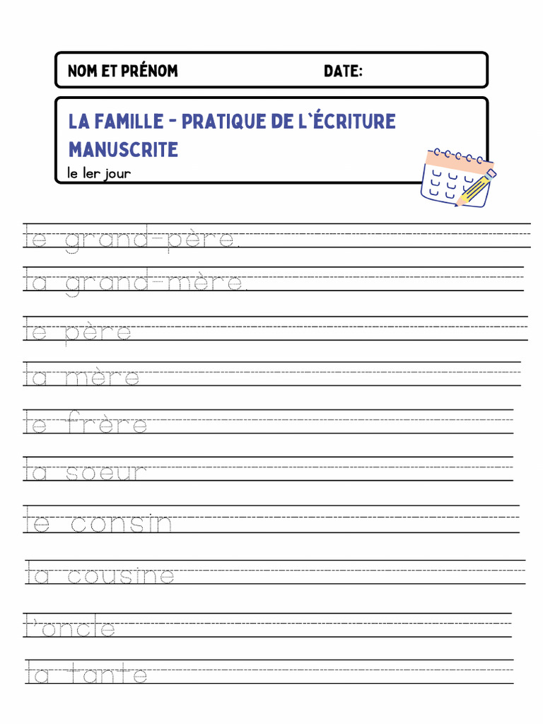La Famille Écriture | PDF