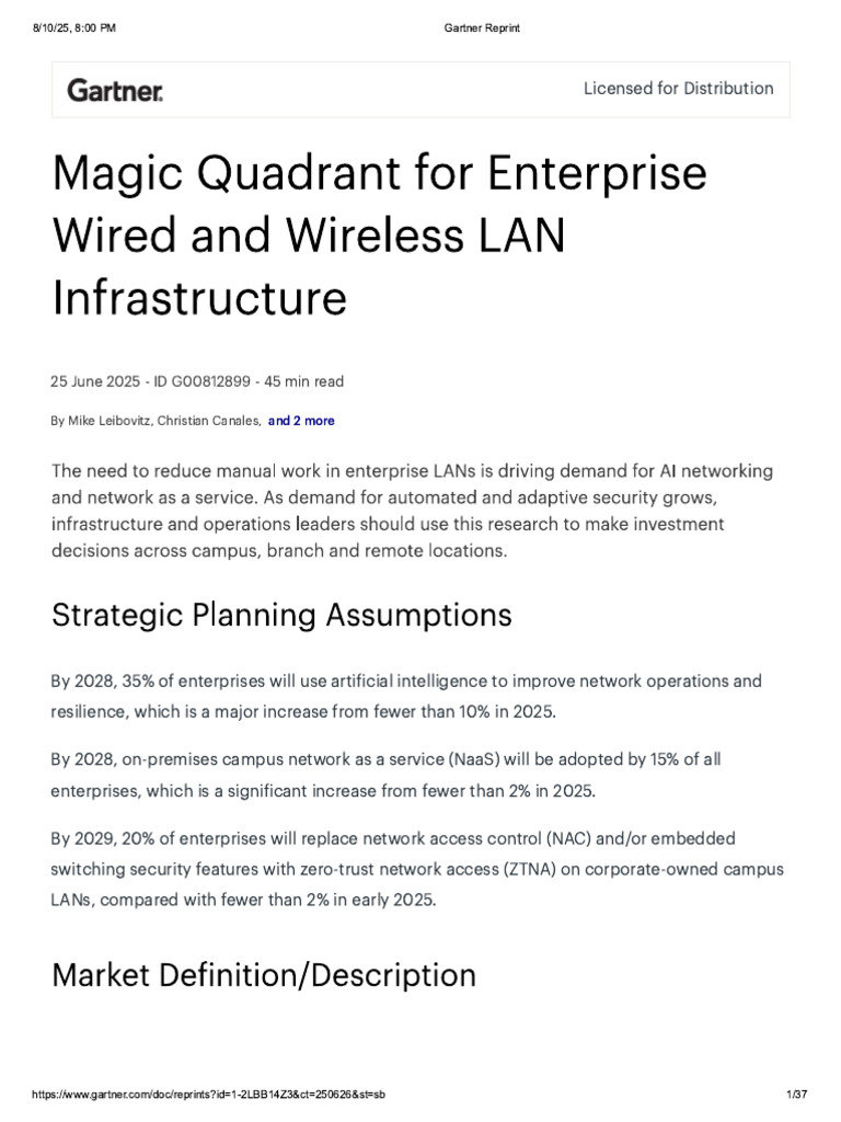 2025 Gartner Report | PDF