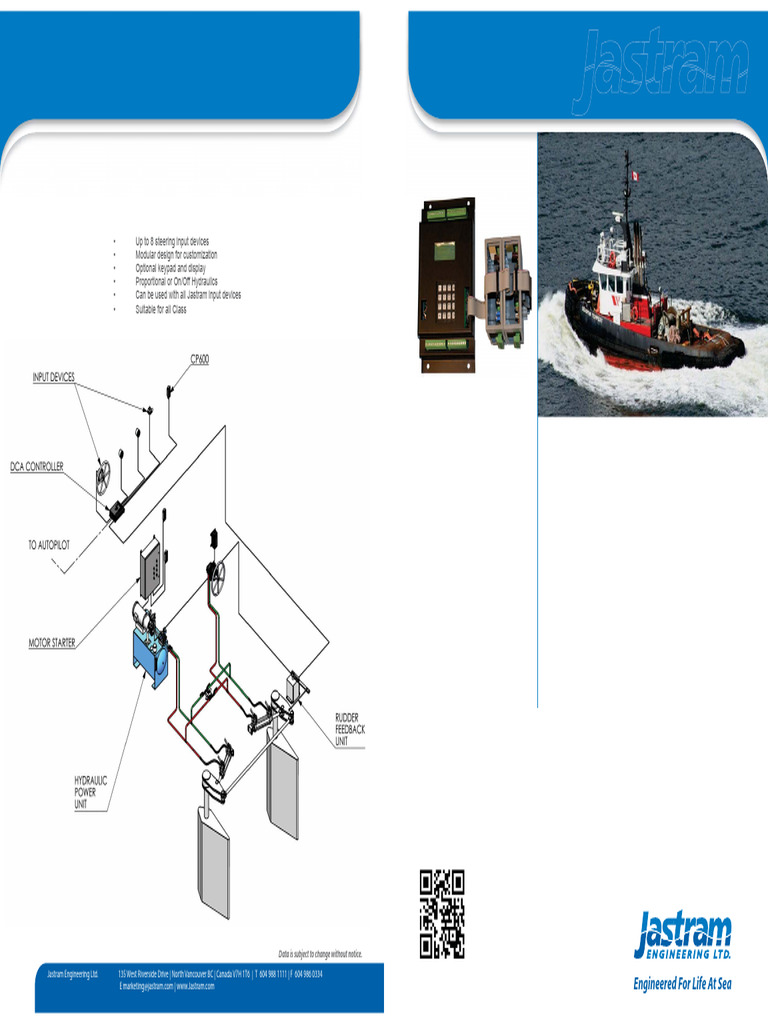 Jastram Digital Control Amplifier DCA | PDF | Steering | Electrical ...