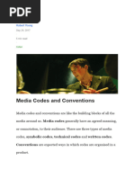 Film Codes & Conventions | PDF