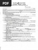 Kotak Mahindra Bank Common Request Form | PDF | Cheque | Banks