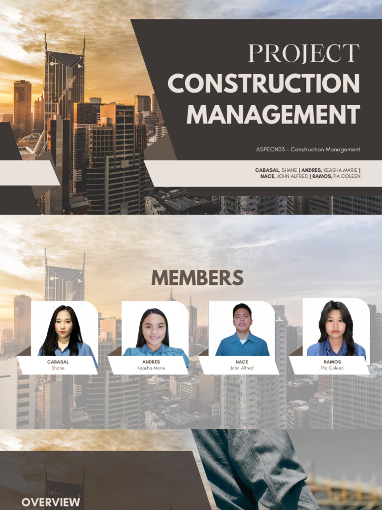 Aspecn03 Arc211 Group 2 Project Construction Management | PDF | Construction Management ...