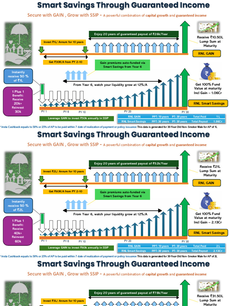 RNL GAIN+SSIP Fully Reinvested | PDF | Present Value | Trade
