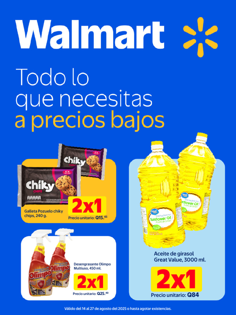 Todo Lo Que Necesitas A Precios Bajos Walmart | PDF | Leche | Alimentos