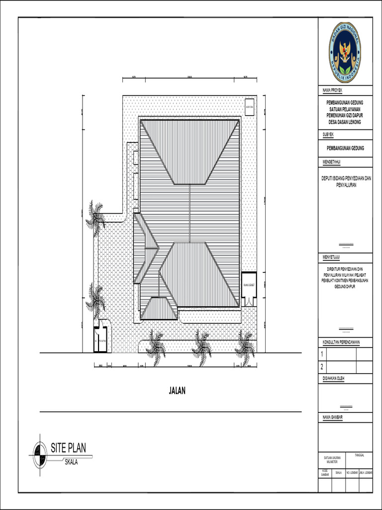 Denah dan Layout Gedung Dapur MBG | PDF