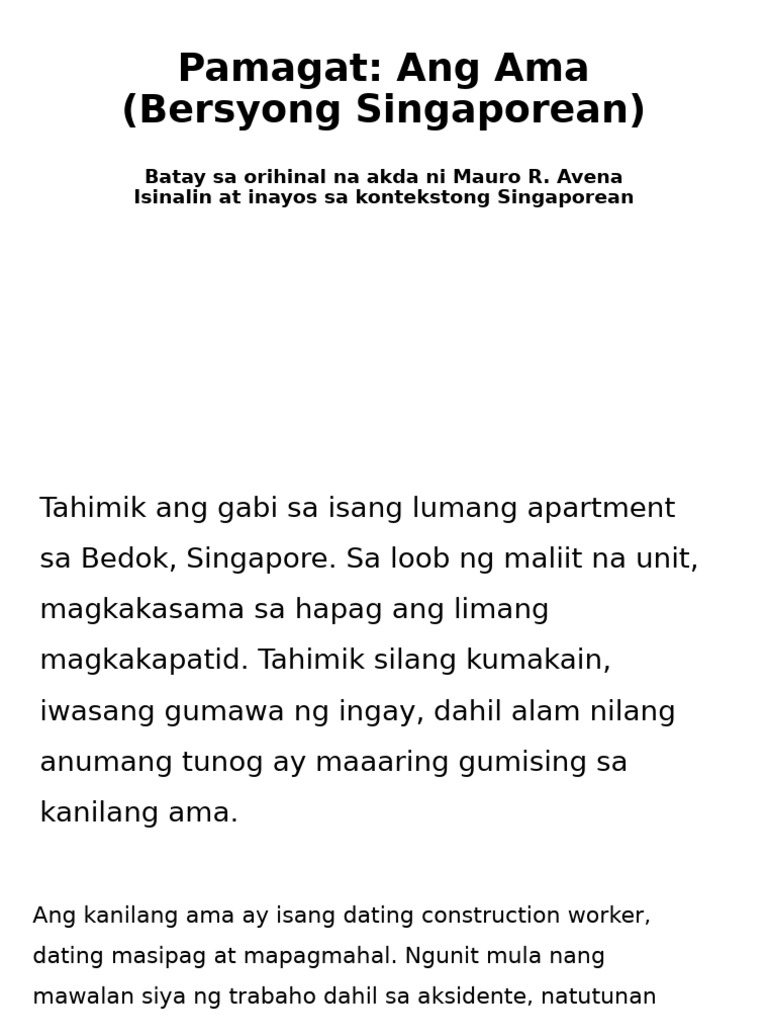 Ang Ama | PDF