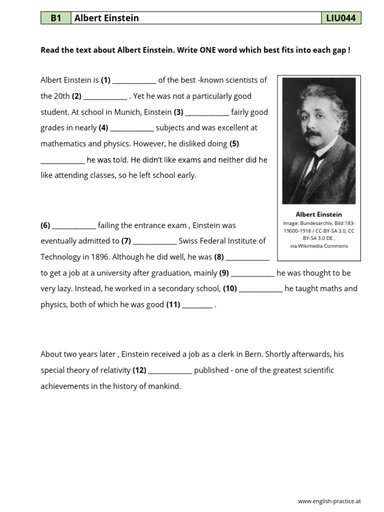 Albert Einstein: A Brief Overview | PDF