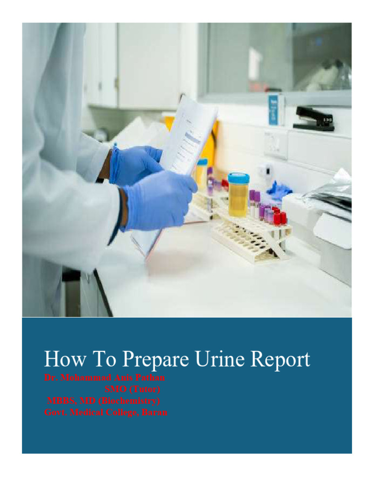 How TP Prepare Urine Report-1 | PDF | Urine | Sulfur