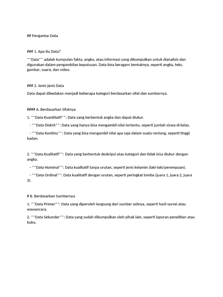 Materi Pengumpulan Data | PDF