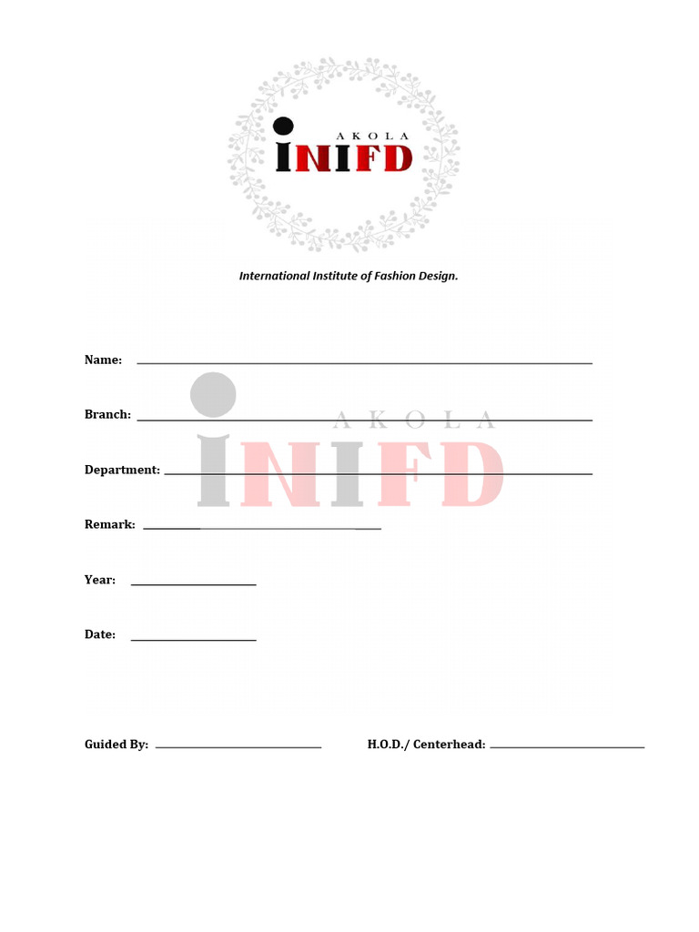 Project's Front Page 1 | PDF